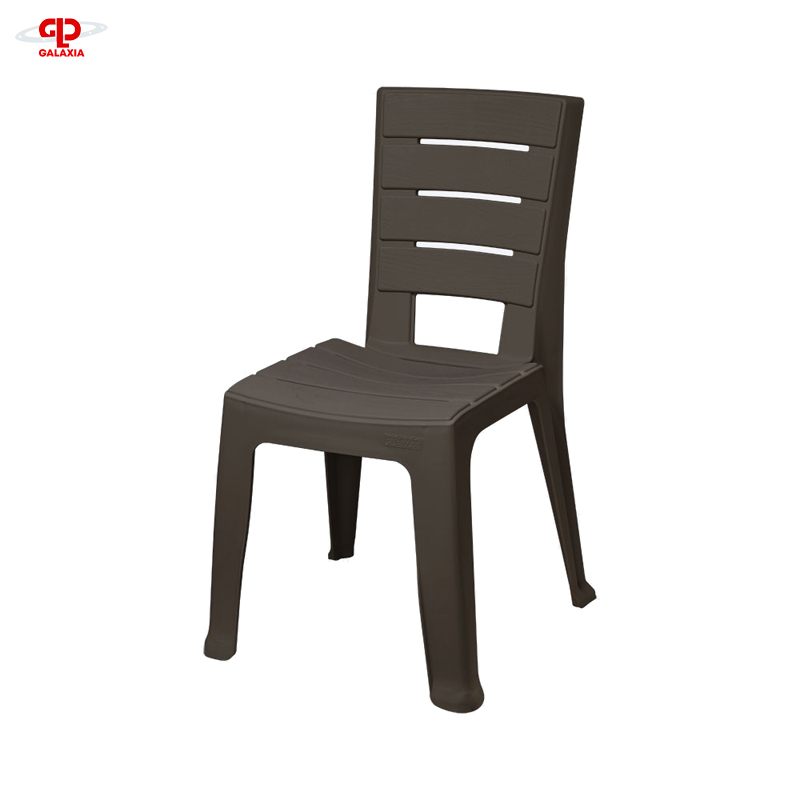 Silla Baru Sin Brazos Wengue Rimax – Galaxia del Plástico